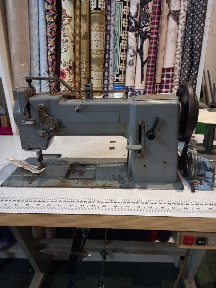 ADLER WALKING FOOT LARGE BOBIN INDUSTRIAL SEWING MACHINE | eBay UK