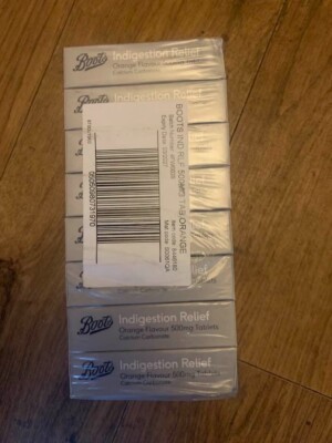 BOOTS INDIGESTION RELIEF TABLETS ORANGE FLAVOUR X 384 TABLETS. | eBay UK