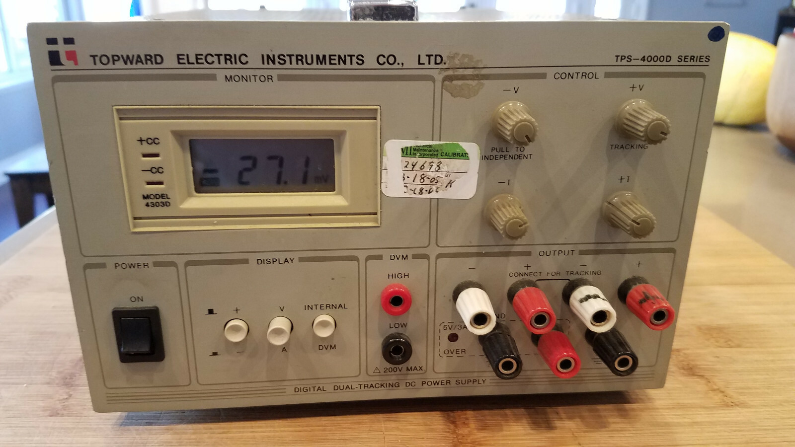 Topward TPS-4000D 4303D Dual-Tracking DC Power Supply | eBay