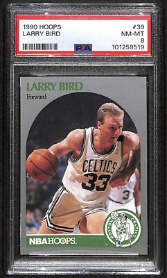 1990 Hoops Larry Bird #39 PSA 8 NM-MT HOF Boston Celtics | eBay