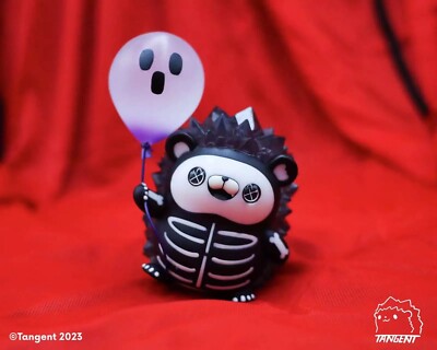 Tangent HOGKEY SKELETON Balloon Hedgehog GID Resin Figure Sofubi Toy ...