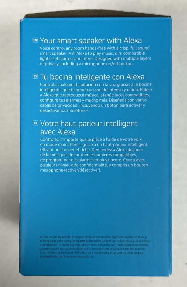 Amazon Echo Pop Smart Speaker - Charcoal New Sealed C2H4R9 840268907235 ...