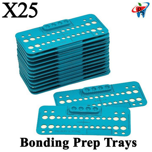 25pcs Dental Supplies Bonding Prep Trays Orthodontic Adhesive Bracket ...