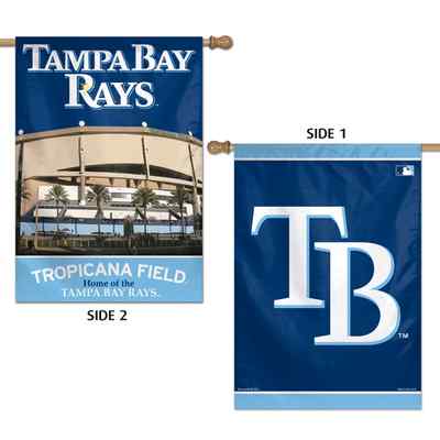 TAMPA BAY RAYS TROPICANA FIELD 28"X40" DOUBLE SIDED BANNER FLAG NEW ...