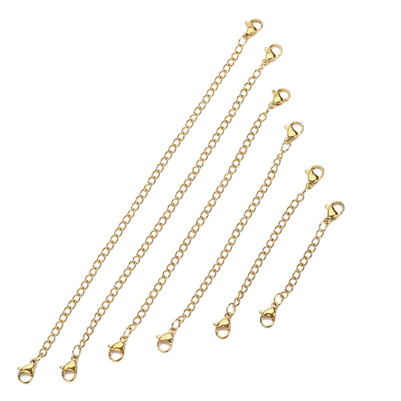 2-Pack Extender /Safety Chain Extender Necklace Bracelet Lobster lock 1 ...