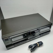 Technics Rs-tr165 Stereo Home Dual Cassette Deck Double Tape Player for ...