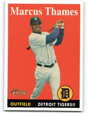 2007 Topps Heritage #112 Marcus Thames NM-MT SP Tigers | eBay