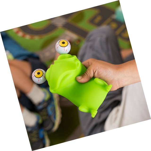 Squishy Eye Popping Frog by Funky Toys Large Squeeze Toy Stress Relief ...