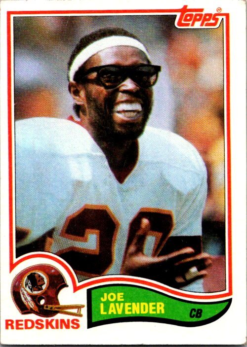 1982 Topps Football Card Washington Redskins #513 JOE LAVENDER | eBay
