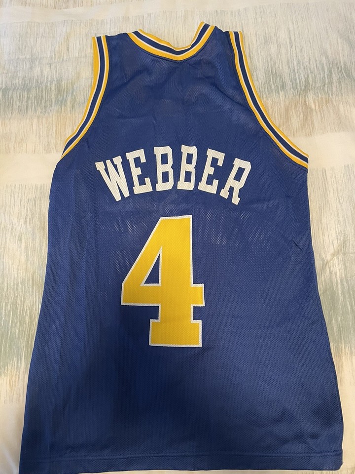 Vintage 90s Chris Webber WARRIORS Jersey by Champion Size 36 | eBay
