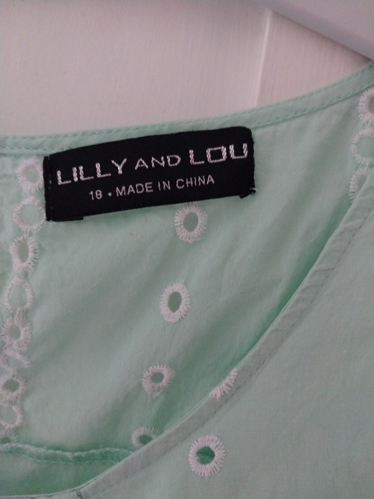 LILLY AND LOU COTTON EMBROIDERED SLEEVLESS TOP | eBay