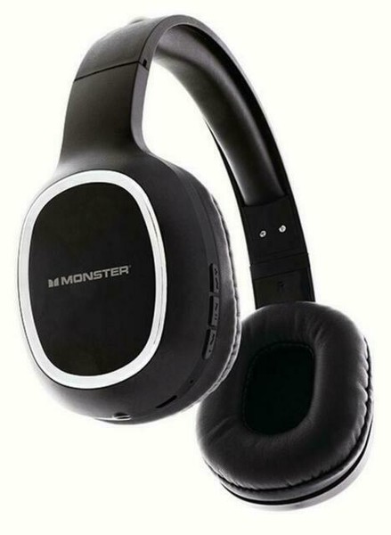 Monster MTH9-1001-BLK Wireless Bluetooth Headphones - Black for sale ...