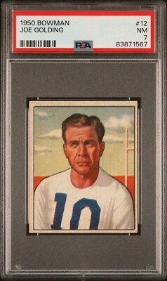 1950 Bowman #12 Joe Golding ROOKIE RC PSA 7 Near MINT | eBay