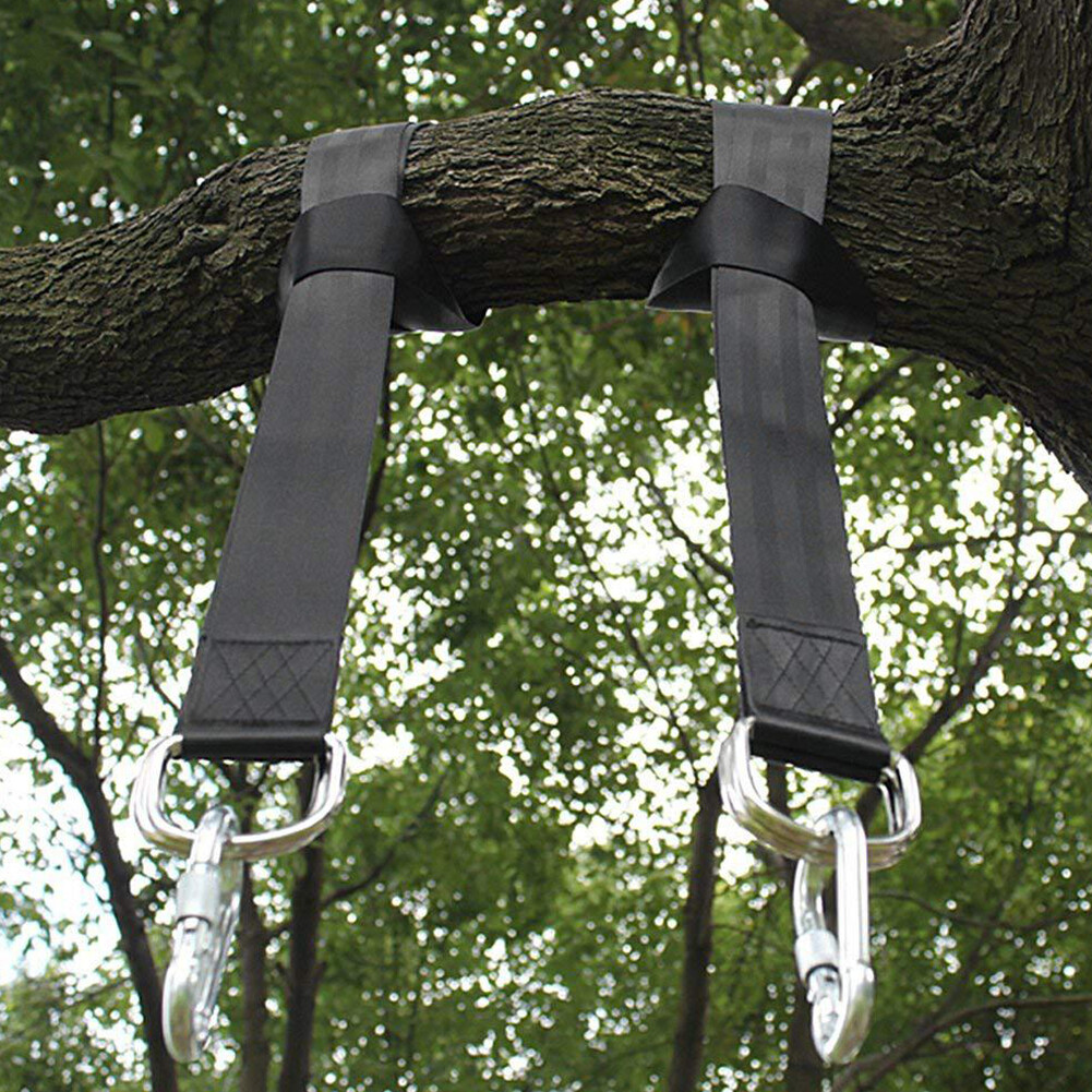 For Trees D Rings Hiking Hammock Straps Storage Bag Swing Attachment ...