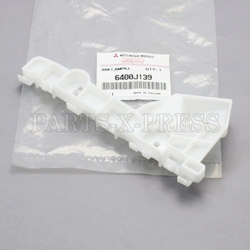 6400J139 OEM MITSUBISHI FRONT BUMPER LEFT (DRIVER) SIDE WHITE BRACKET ...