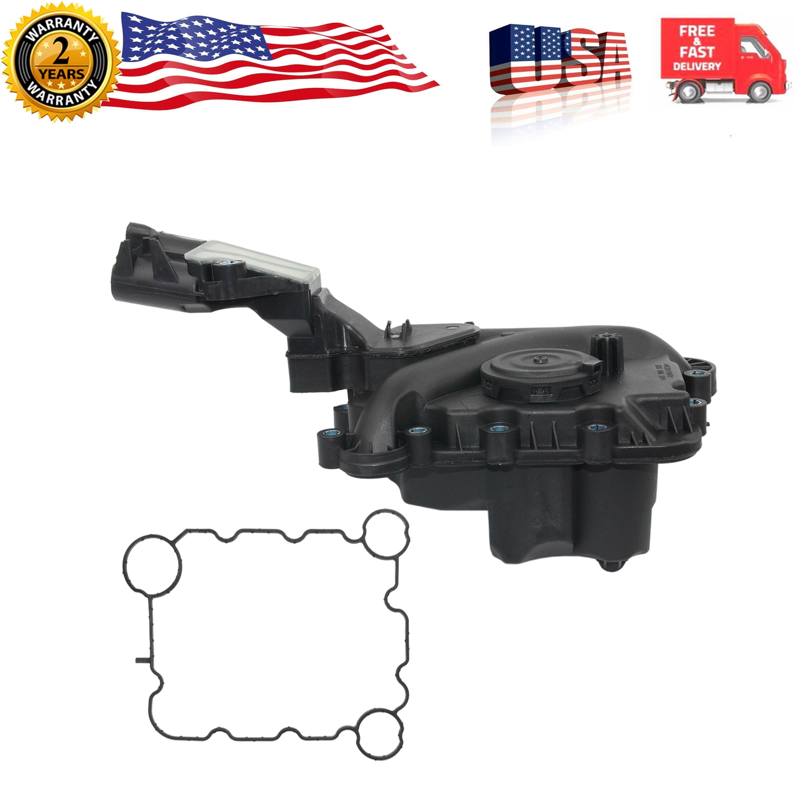 Crankcase Vent Valve Oil Separator Fits 2.8L 3.2L Audi A4 A5 A6 A7 A8 ...