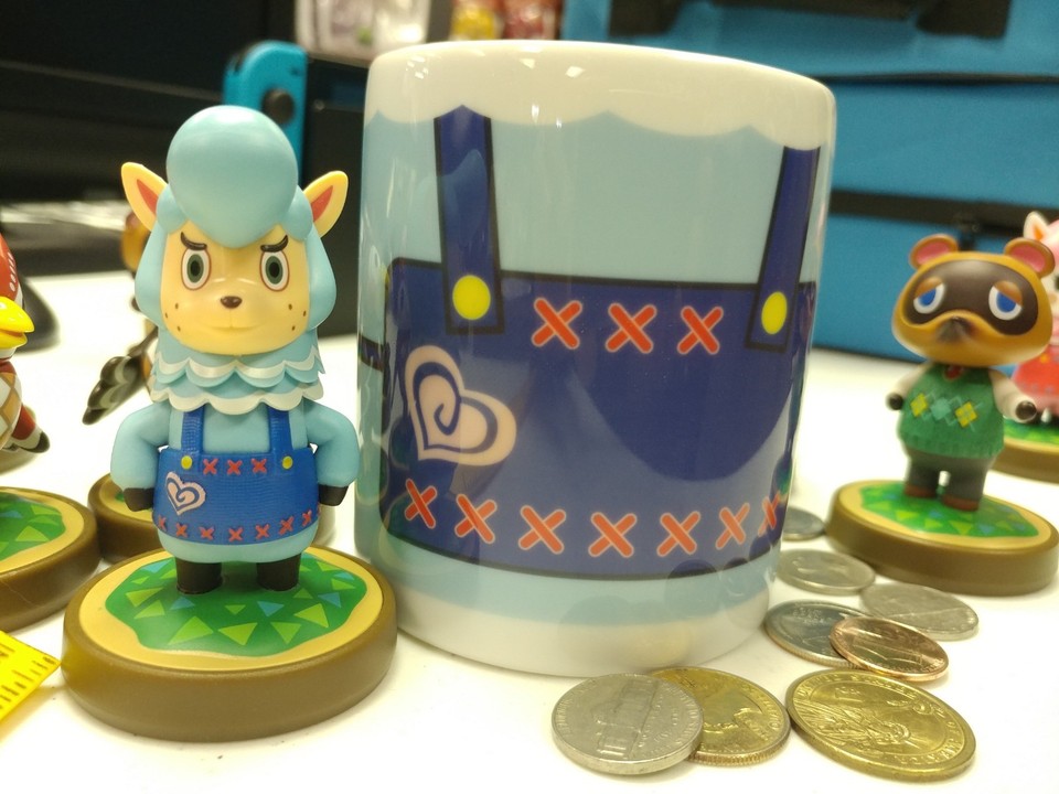 Nintendo Animal Crossing Cyrus apron design ceramic coin bank | eBay