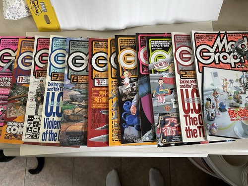 Model Graphix 12 Magazines Lot 2004 Jan-Dec Anime Manga Robots | eBay