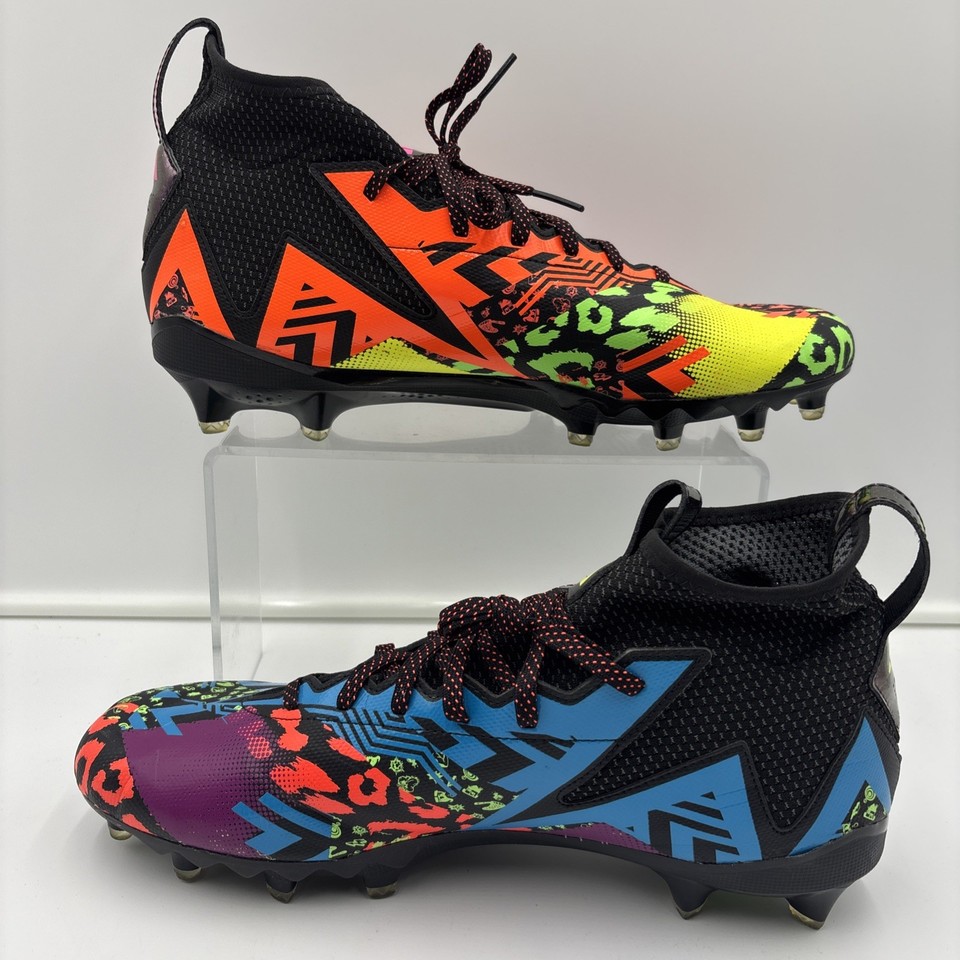 Adidas Adizero Freak 23 Mismatch Low Multi-Color Football Cleats Men's ...