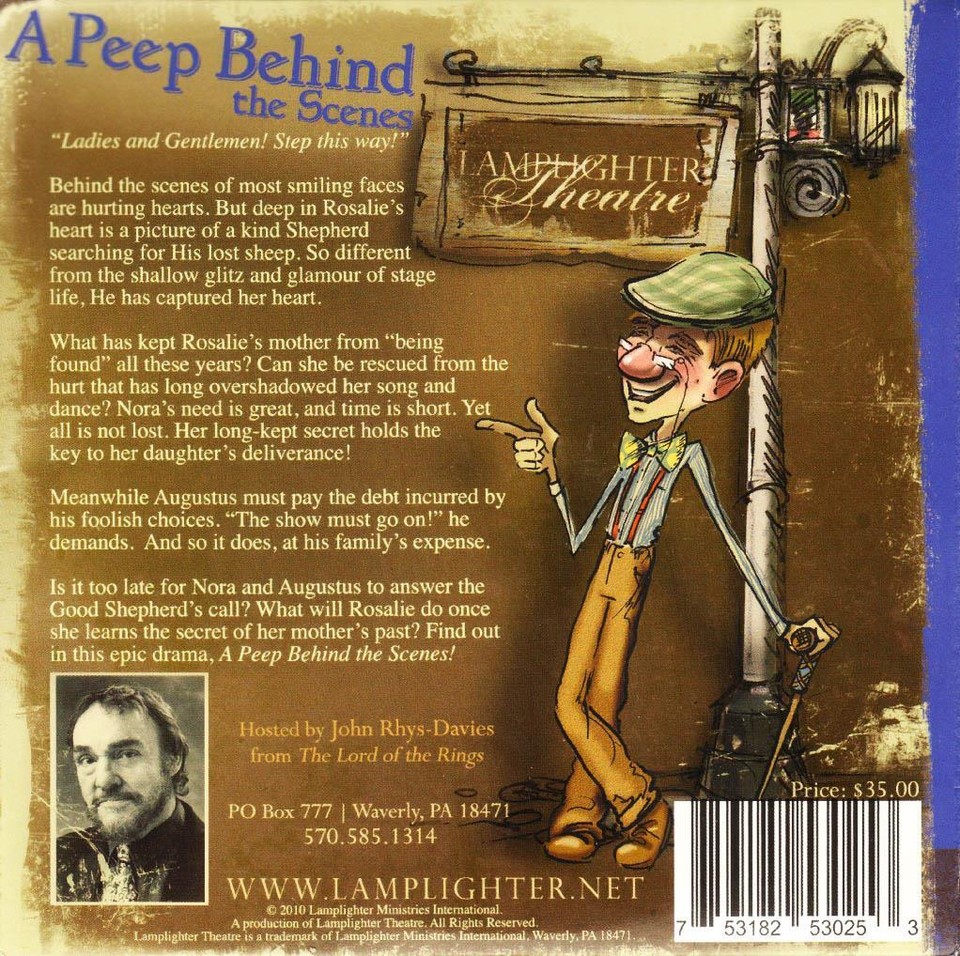 New A PEEP BEHIND THE SCENES Sealed Lamplighter Theatre 3-CD Audio ...