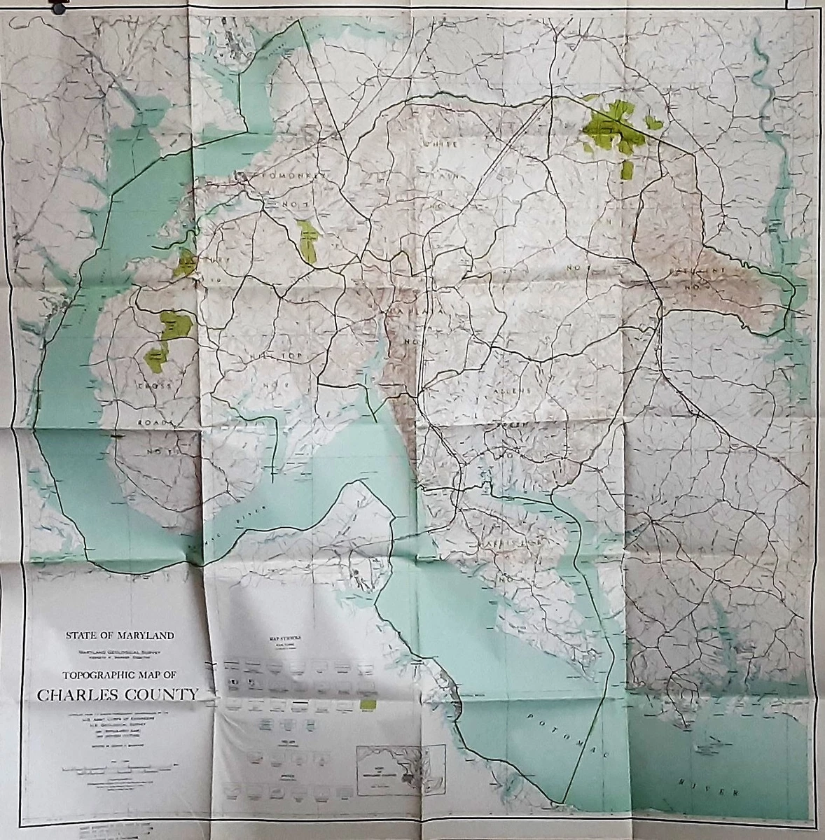 Charles County Road Map