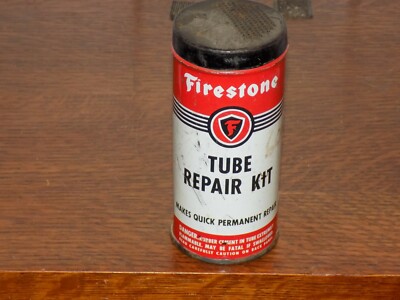 Vintage Firestone Tube Repair Kit Empty Tin | eBay