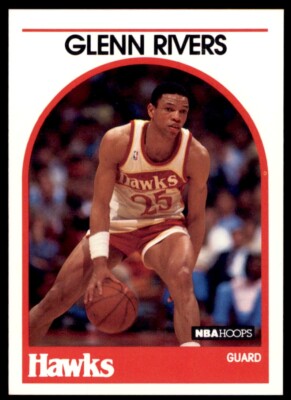 1989-90 NBA Hoops Glenn Rivers1025 Atlanta Hawks #252 | eBay