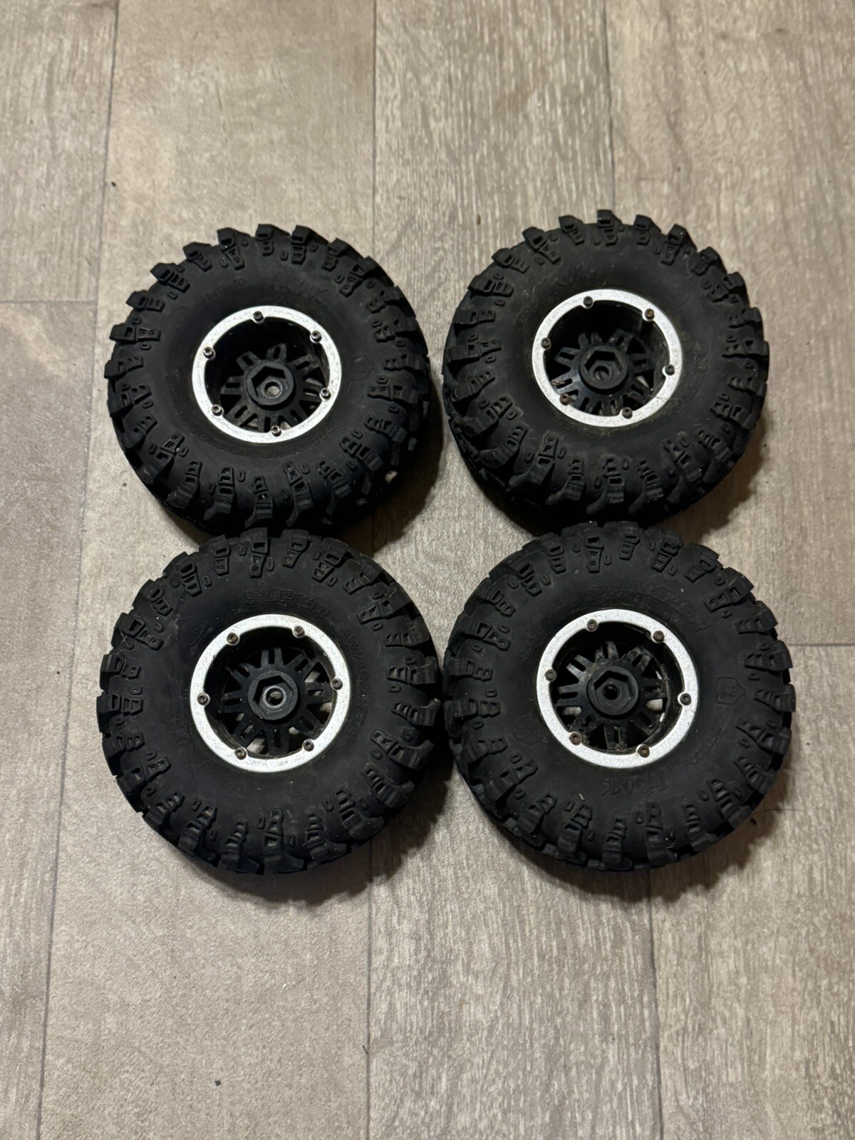 1/10 RC Crawler Beadlock Wheels And Tires ( Set Of 4) | eBay