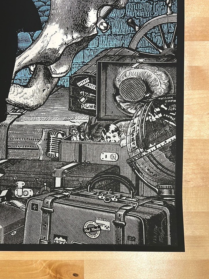 Jack White - 2012 Rob Jones poster Red Rocks Morrison, CO | eBay