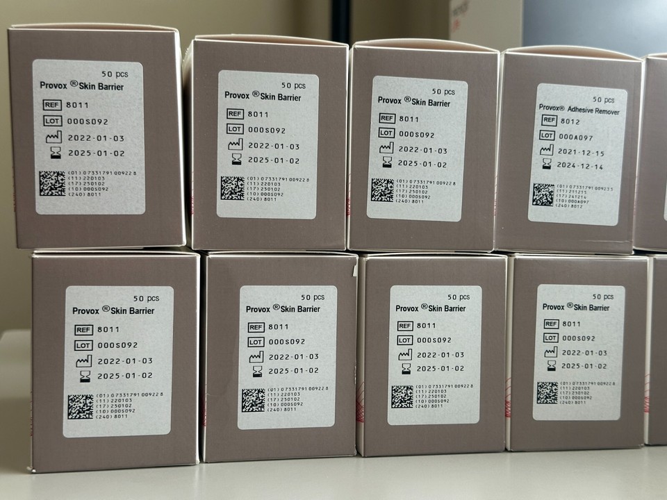 New Box Atos Provox Skin Barrier 50 Pieces REF 8011 Expires 01-2025 | eBay