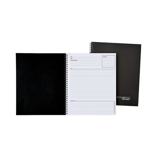 Cambridge 1-Subject Professional Notebooks 8.88" x 11" Wide Ruled 80 ...