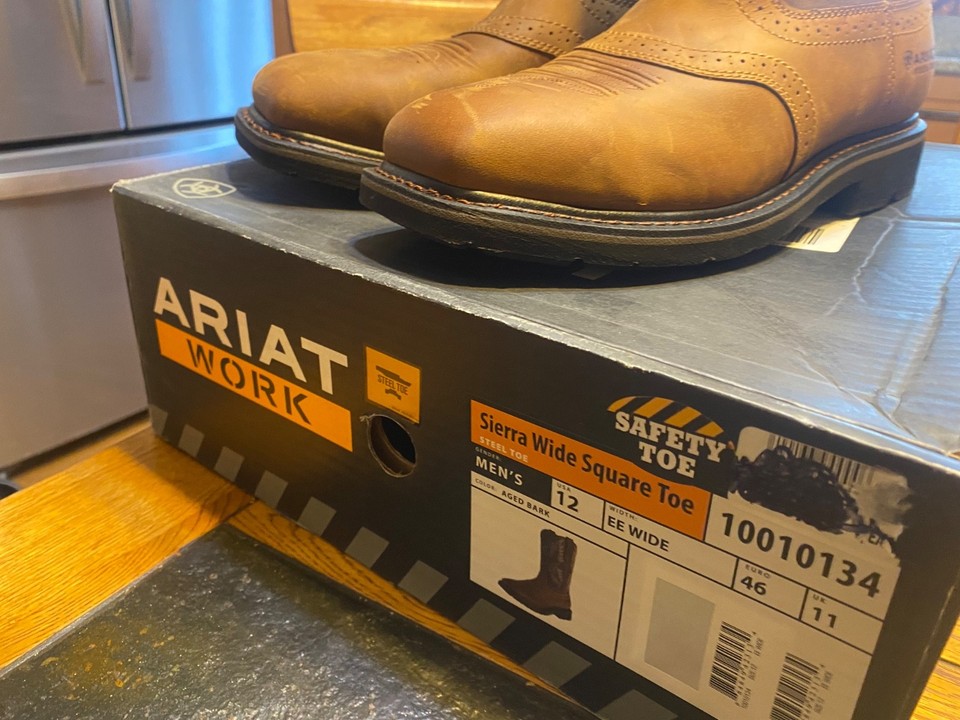 10010134 Ariat Sierra Wide Square Toe , size 12 EE | eBay