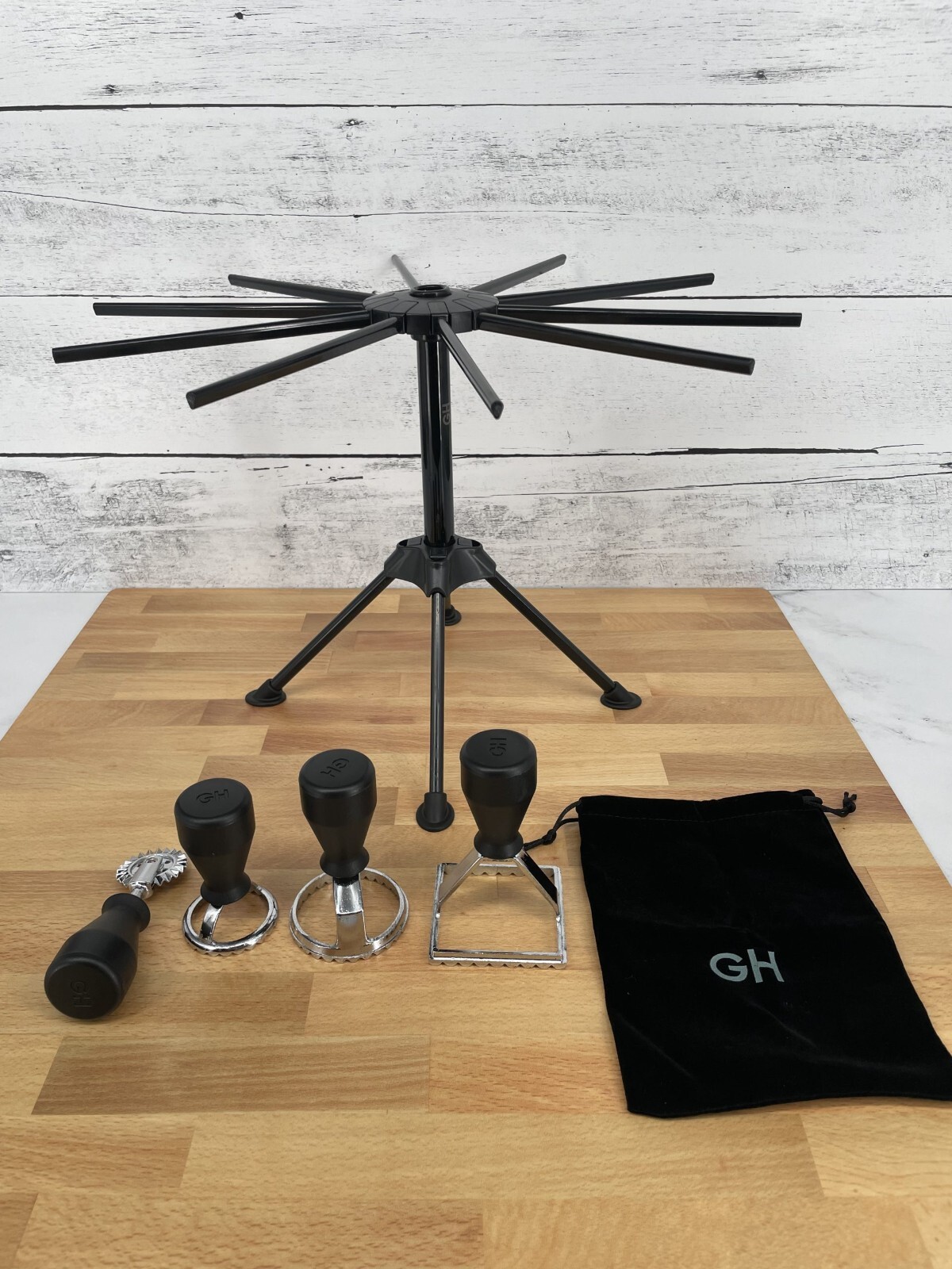 Good Housekeeping Pasta Drying Rack W/Ravioli Press