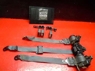 98 99 00 VOLVO S70 REAR SEATBELT SEAT BELT SET OEM GRAY | eBay
