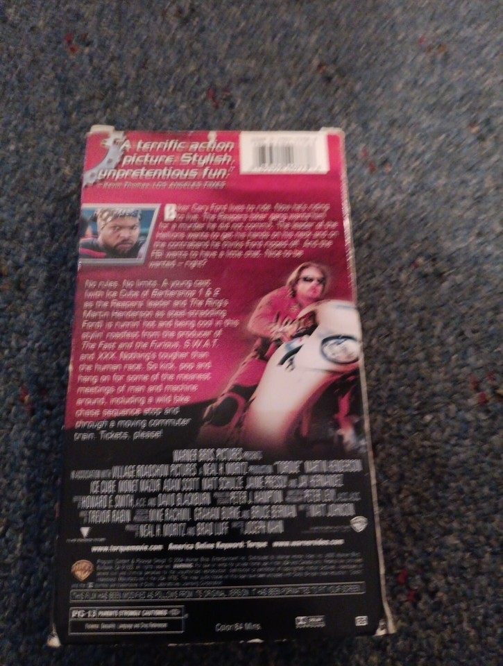 Torque VHS VCR Video Tape Movie Ice Cube, Martin H | eBay