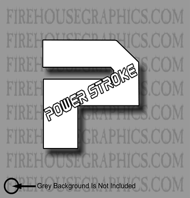 Ford F-250 F-350 Powerstroke Superduty truck diesel sticker decal | eBay