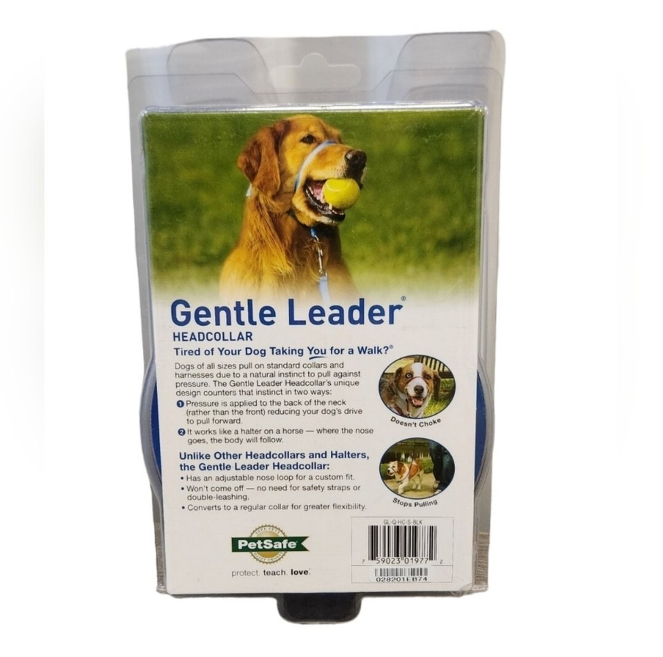 Gentle Leader Head Collar Dog Training Guide Walk Anti Pull Small Sz Up ...