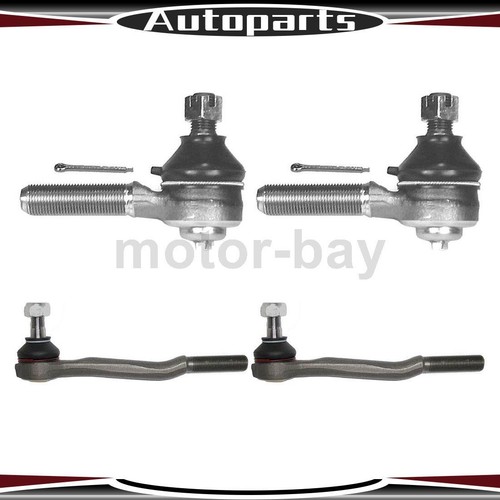4pcs Inner Outer Tie Rod End Fits 1986 1987 1988 1989 1990 1991 Toyota ...