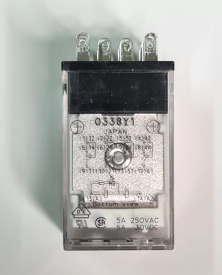 8Pcs.OMRON MY4IN-AC24(S) Gen Purpose Relay,14 Pin,Square,24VAC By Dhl ...