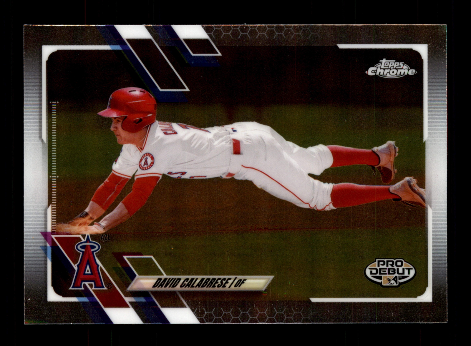 2021 Topps Pro Debut Chrome #PDC-114 David Calabrese AZL Angels ...