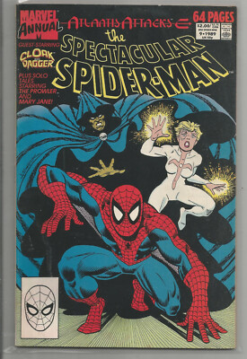 SPECTACULAR SPIDER-MAN ANNUAL # 9 * CLOAK AND DAGGER * MARVEL COMICS ...