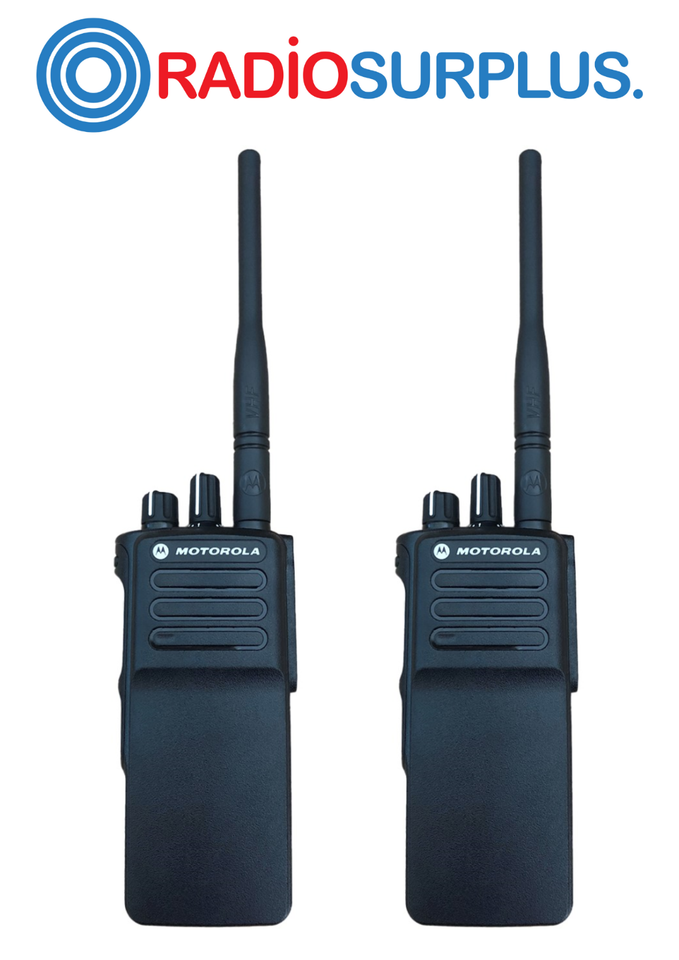 2xMotorola XPR7350e VHF Radio AAH56JDC9WA1AN, PMAD4147 Antenna ...