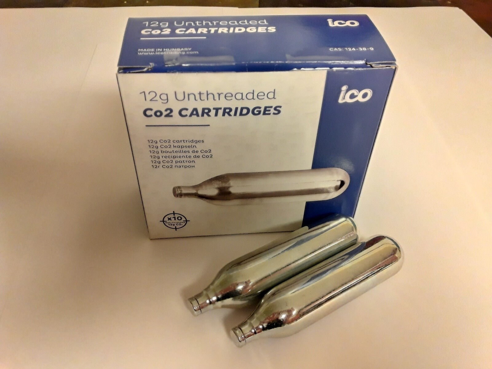 (40) 12 gram CO2 cartridge NON-THREADED tire paintball airsoft AIR GUN ...