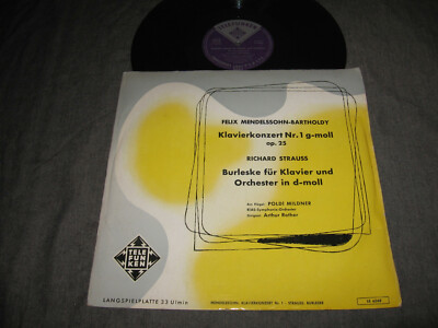 Telefunken LE 6568 ed1 P/G HERSTELLER Poldi Mildner, piano: Mendelssohn ...