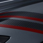 2020-2023 Corvette C8 Fender Hash Mark Pkg 84290343 Carbon Flash w/ Red ...