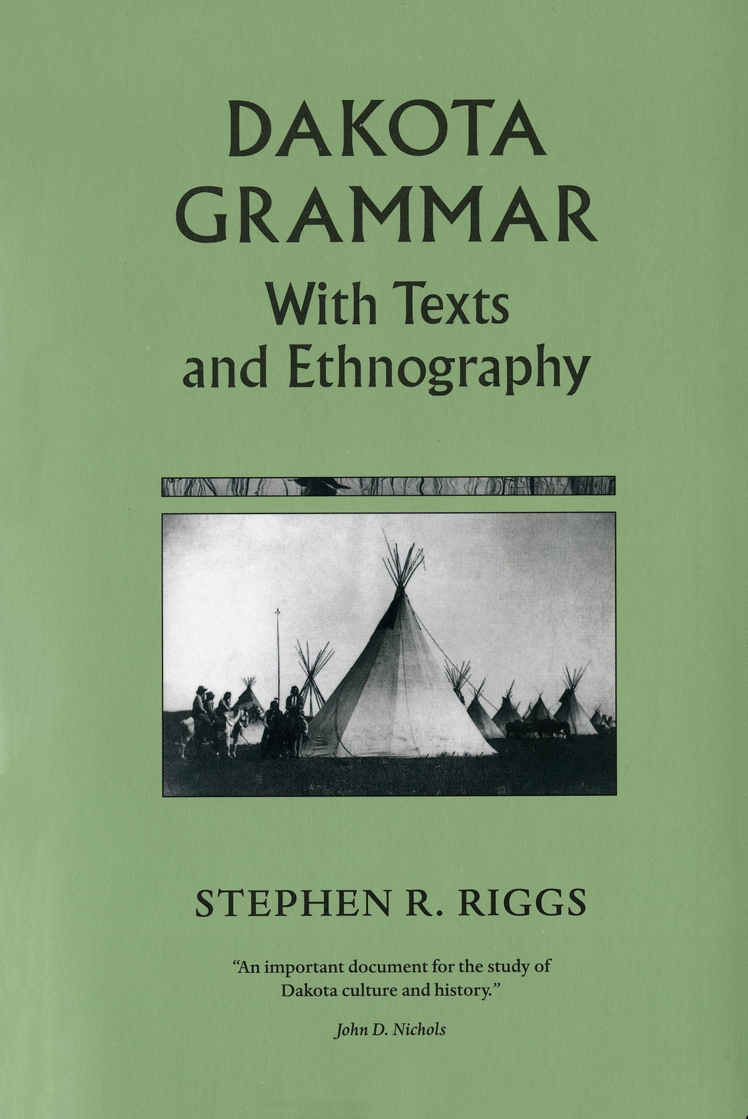 Dakota Grammar: With Texts and Ethnography by Riggs 9780873514729 | eBay