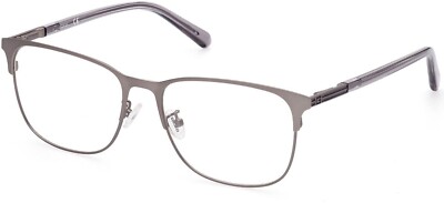 GUESS GU50055-D 007 Matte Dark Silver Metal Eyeglasses Frame 56-17-145 ...