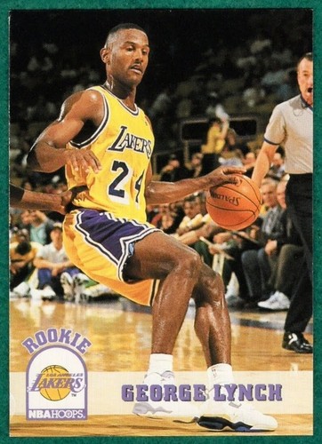George Lynch - 1993-94 NBA Hoops #354 - Los Angeles Lakers Basketball ...