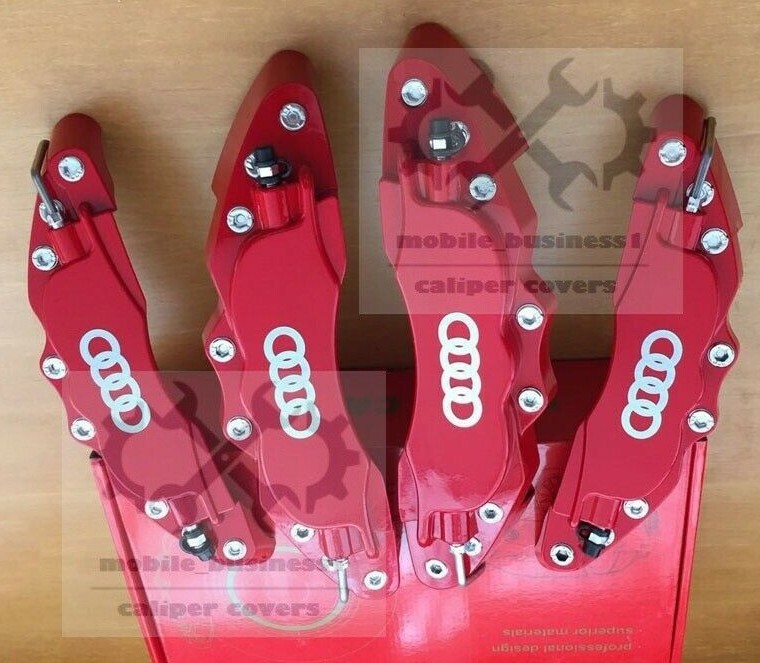 Metal Red S line Brake Caliper Cover Engineering Plastic For Audi A1 A3 ...