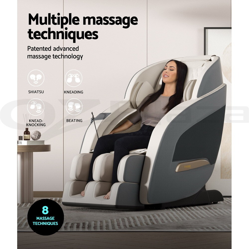 Livemor Electric Massage Chair Zero Gravity Recliner Shiatsu Kneading
